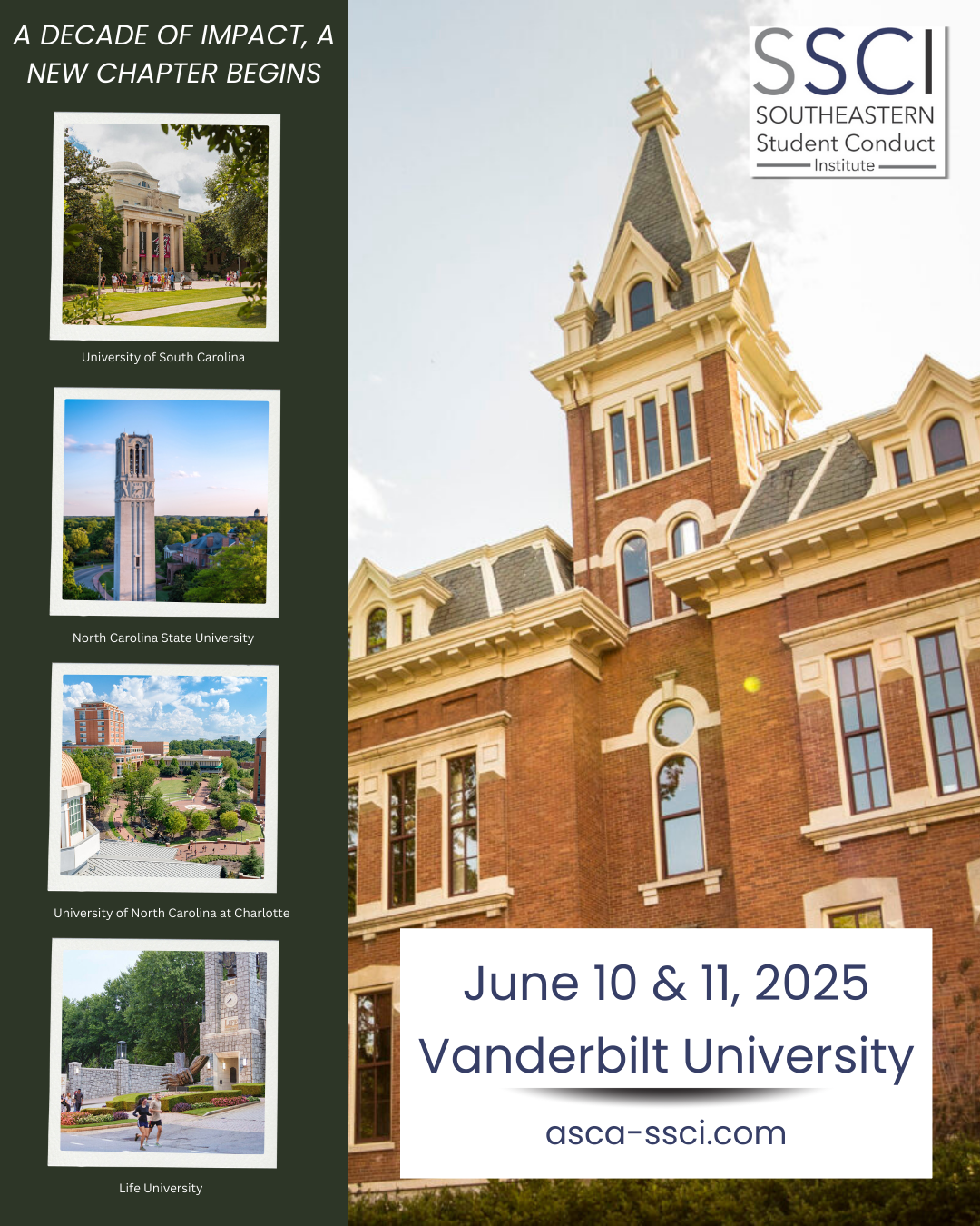 Southeastern Student Conduct Institute (SSCI) – Presented by the ...